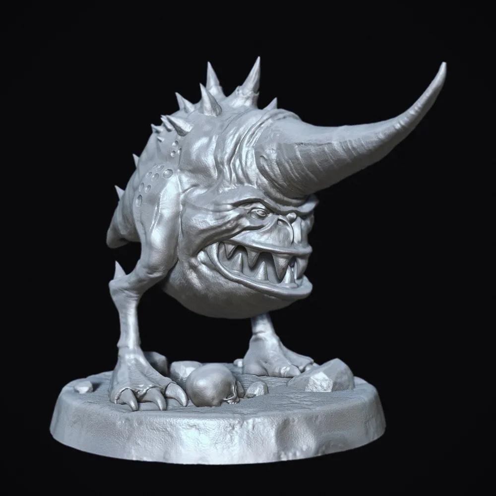 Attack Squig Miniature ( D&D - 40K ) - Free 3D Print Model - MakerWorld