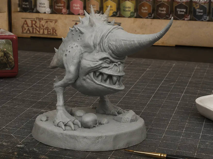Attack Squig Miniature ( D&D - 40K ) - Free 3D Print Model - MakerWorld