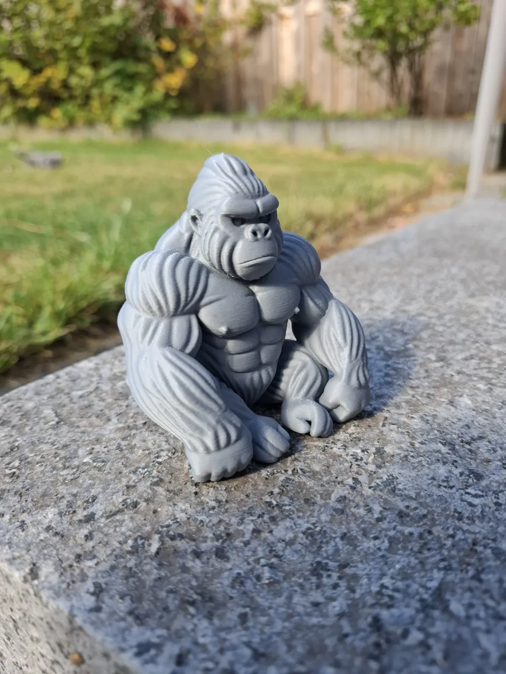 Chill Gorilla — Desk Guardian - Free 3D Print Model - MakerWorld