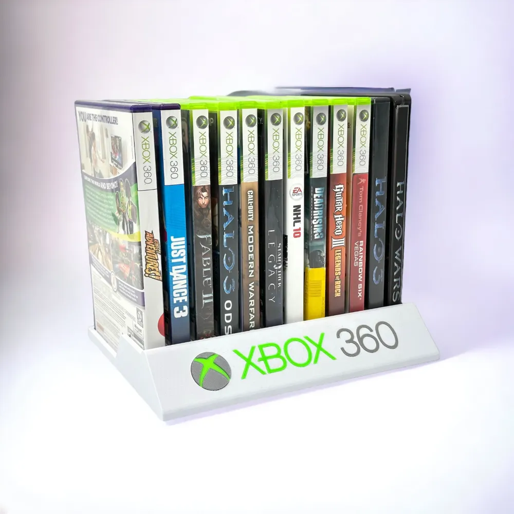 Xbox 360 Video Game Stand - Free 3D Print Model - MakerWorld