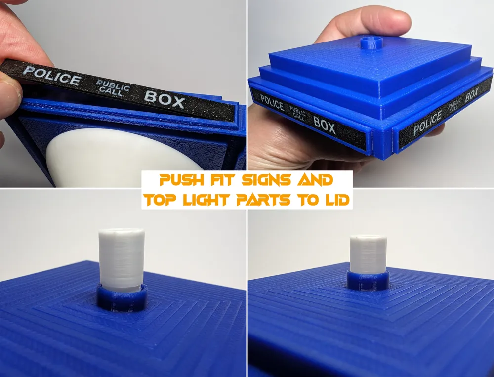 TARDIS LED Lamp - Free 3D Print Model - MakerWorld