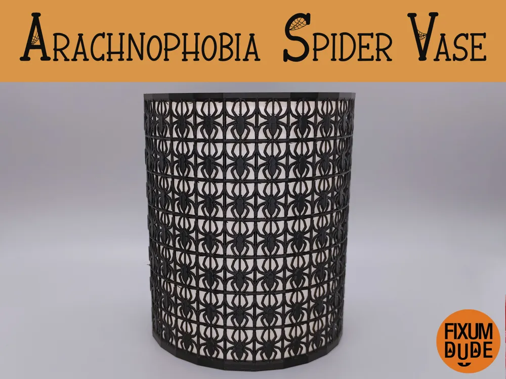 Arachnophobia Spider Vase/Light by Fixumdude - MakerWorld
