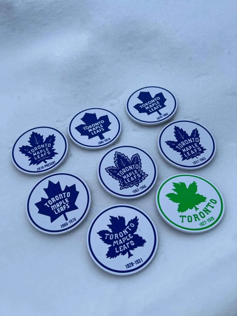 Toronto Maple Leaf Historical Coasters - Free 3D Print Model - MakerWorld