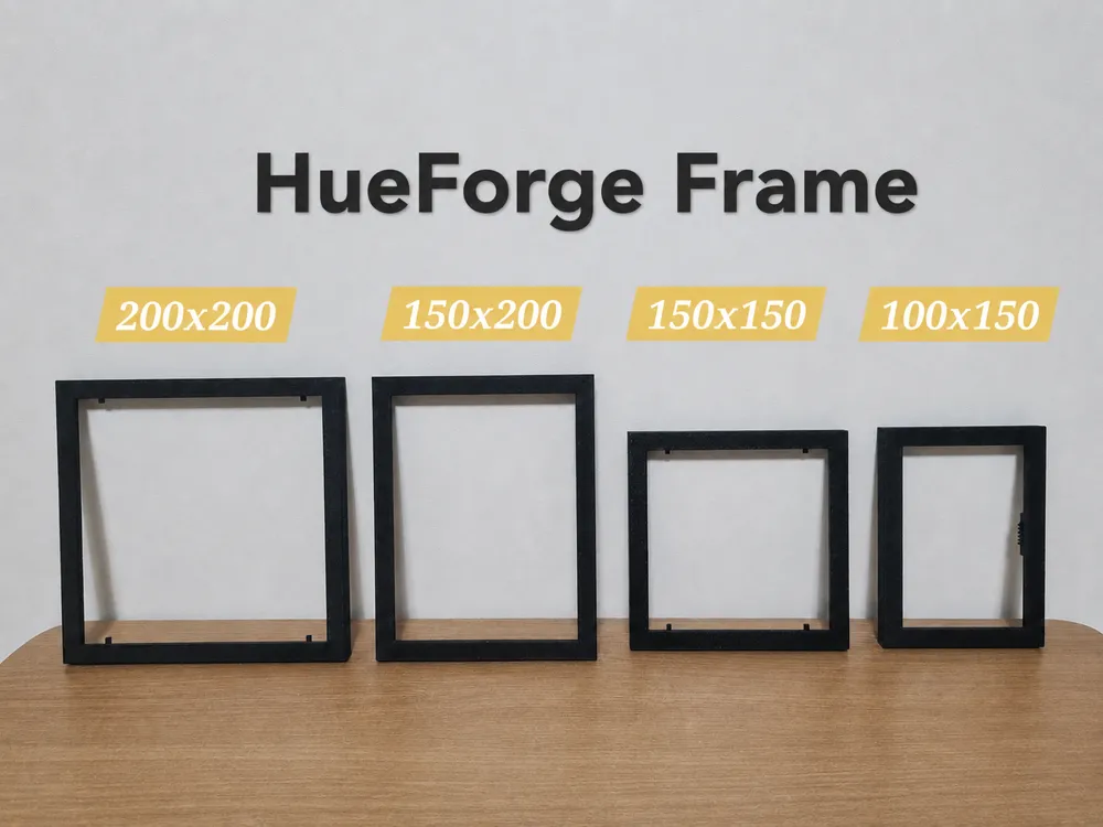 HueForge Frame(Various sizes) - Free 3D Print Model - MakerWorld
