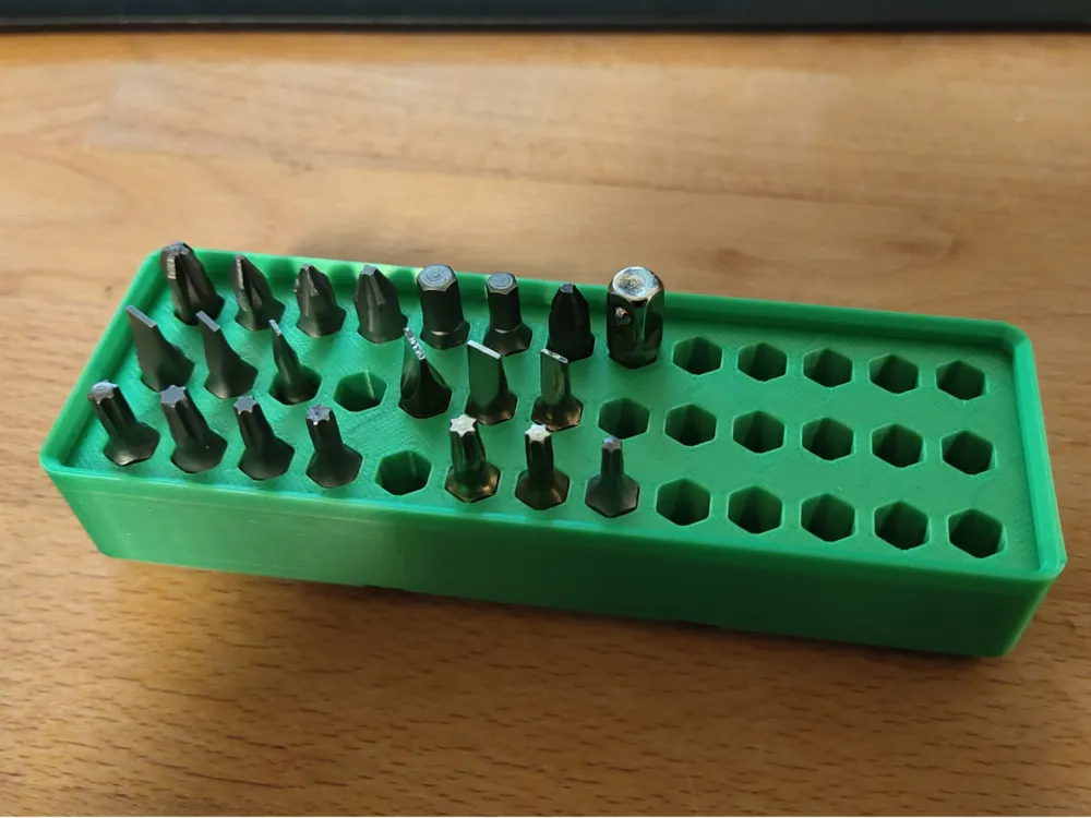 Gridfinity 3x1x3 Hex Bit Holder 39 ea + (2x2x3/48) by killerkater7 - MakerWorld