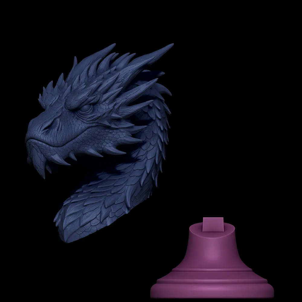 Smaug Bust by GALAXIARUM 3D MakerWorld: Download Free 3D Models