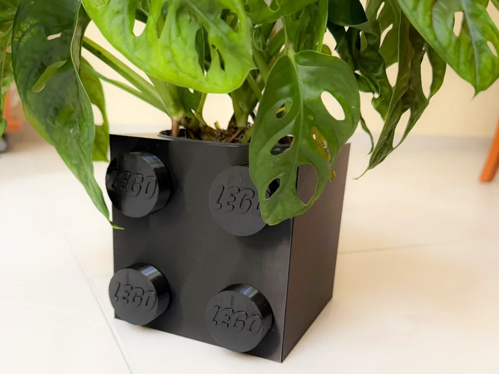 Lego Brick Container Vase Brick - Free 3D Print Model - MakerWorld