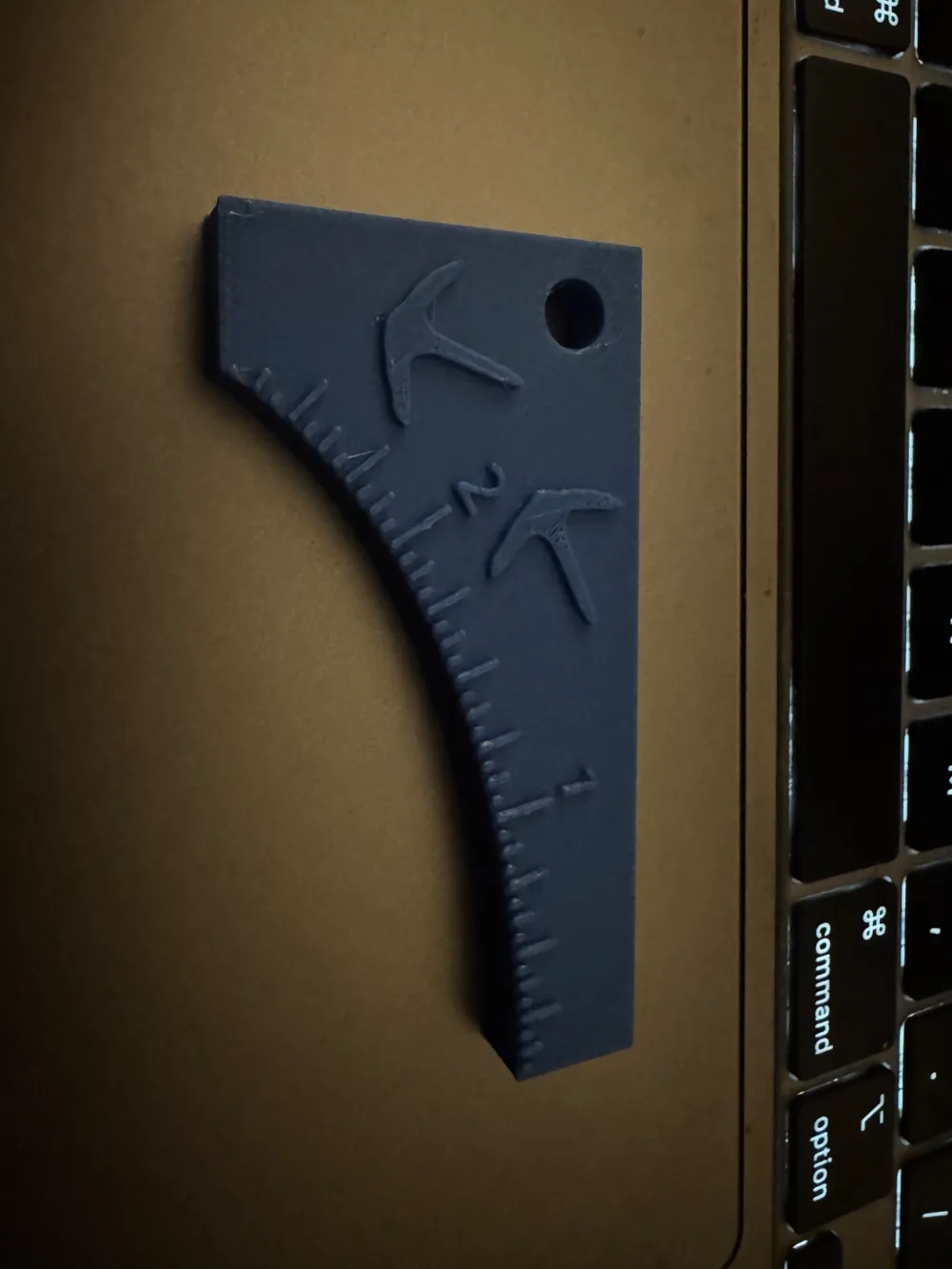 Turkey Spur Measuring Tool - Free 3D Print Model - MakerWorld