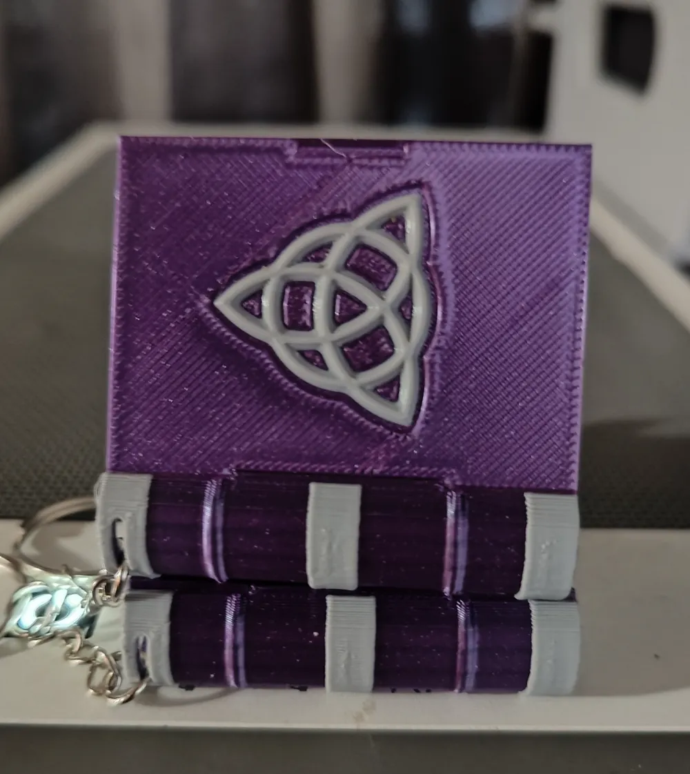 Tiny Spell Book Keychain - Free 3D Print Model - MakerWorld