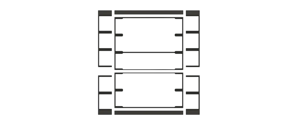 Kallax Rack Modul – PRED Gridfinity Toolcases (6U) by Cedricator ...