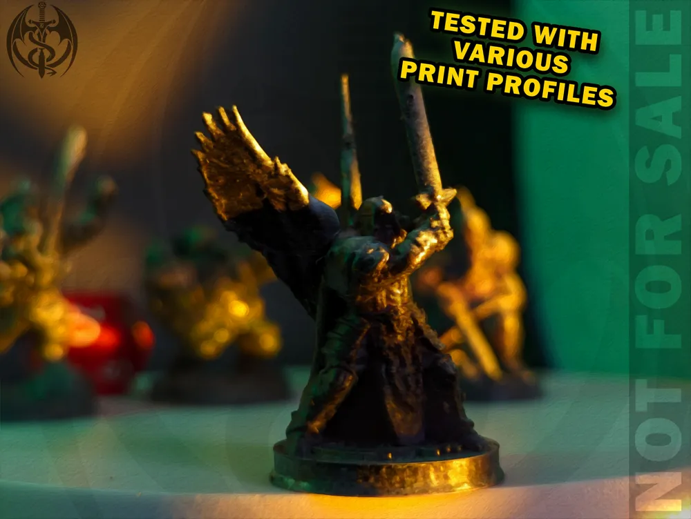 Supportless Celestial Armored Archangel - 32mm - Free 3D Print Model ...