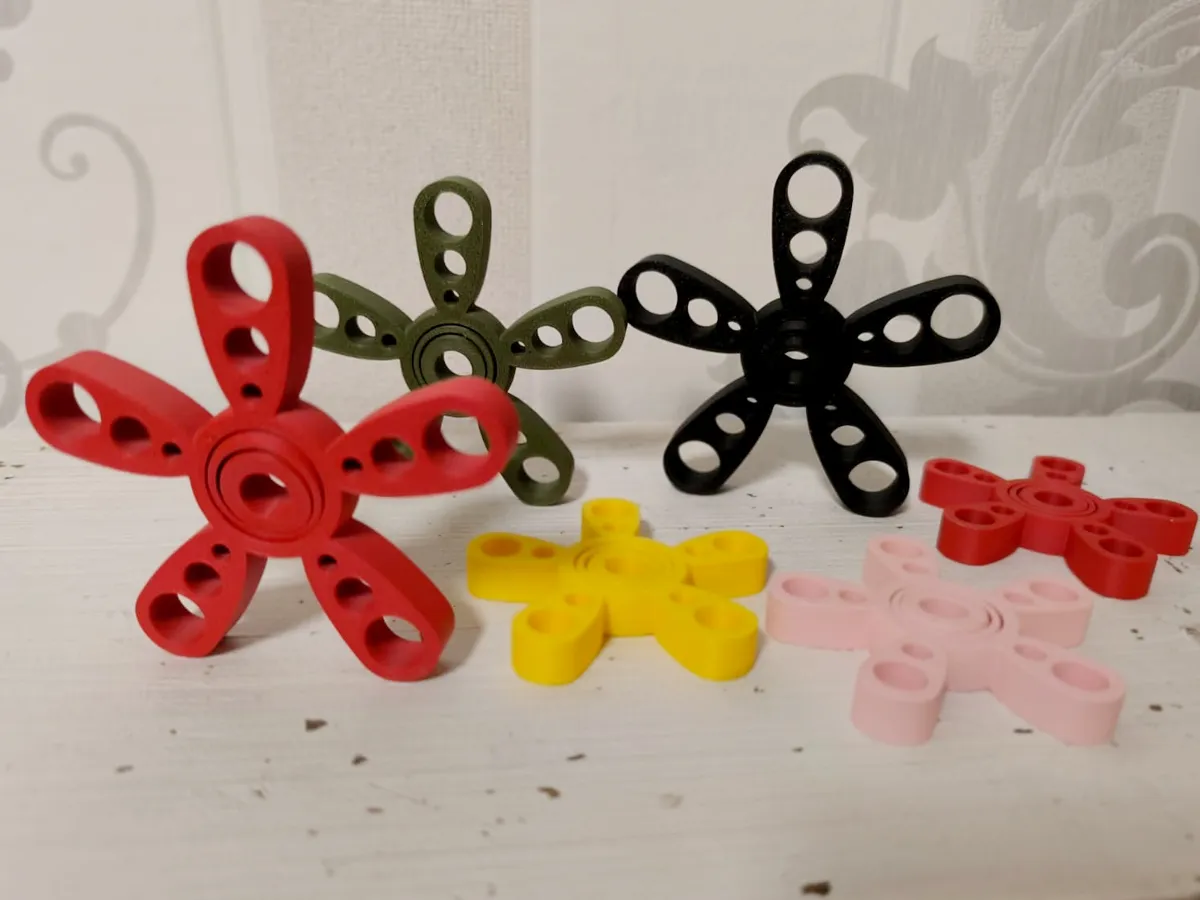 Fidget Spinner 5 Finger Fidget Spinner 2 Größen von Kleinen-Manufaktur ...