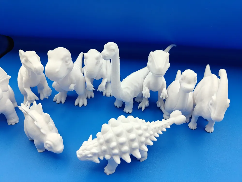Cute Dino Squad Stylized Miniatures Prehistoric - Free 3D Print Model ...
