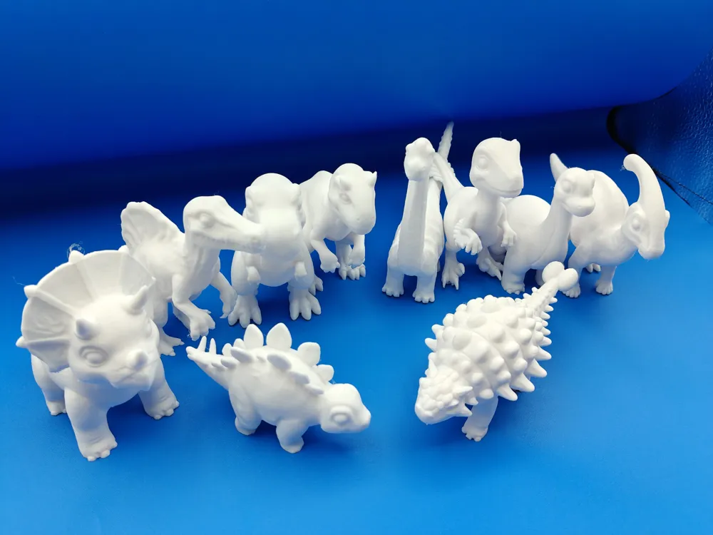 Cute Dino Squad Stylized Miniatures Prehistoric - Free 3D Print Model ...