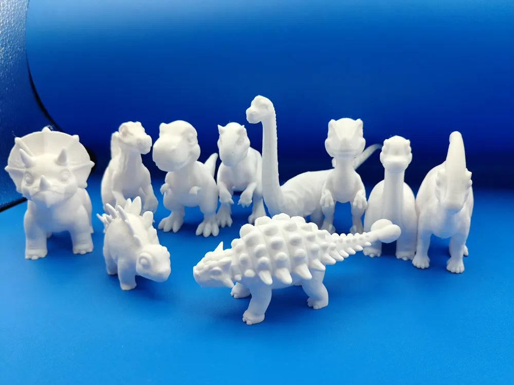 Cute Dino Squad Stylized Miniatures Prehistoric - Free 3D Print Model ...