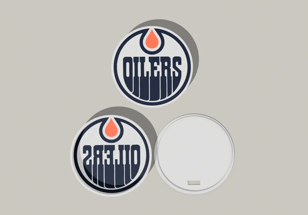 Edmonton Oilers Light Box by waterl0u3d - MakerWorld