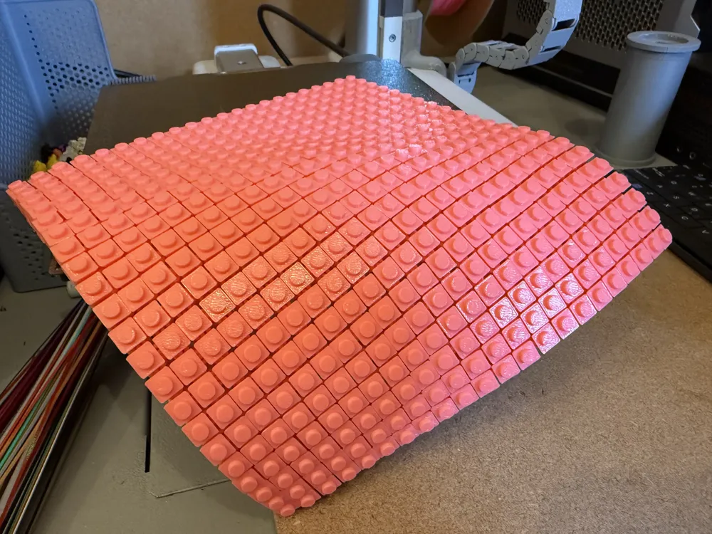 Flexible Brick 22x22 Fabric (A1 mini) - Free 3D Print Model - MakerWorld