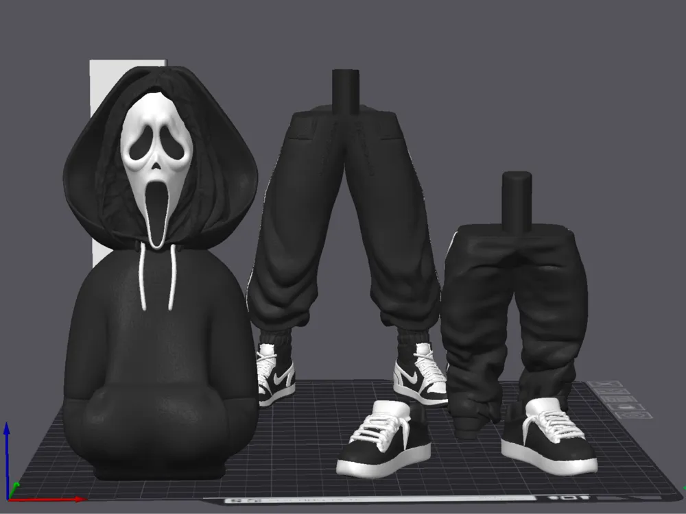 Urban Vibes Ghostface Blackout Slasher Edition - Free 3D Print Model ...