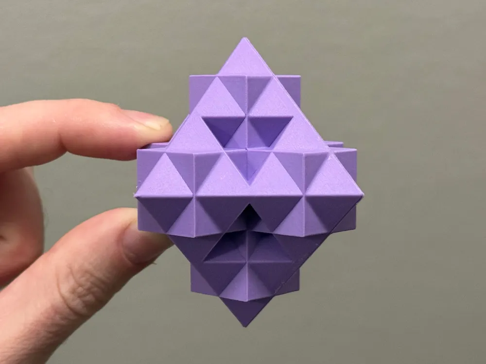 Sierpiński Cube-Octahedron Compound - Level 1 by Endless Design Lab 🌀 ...