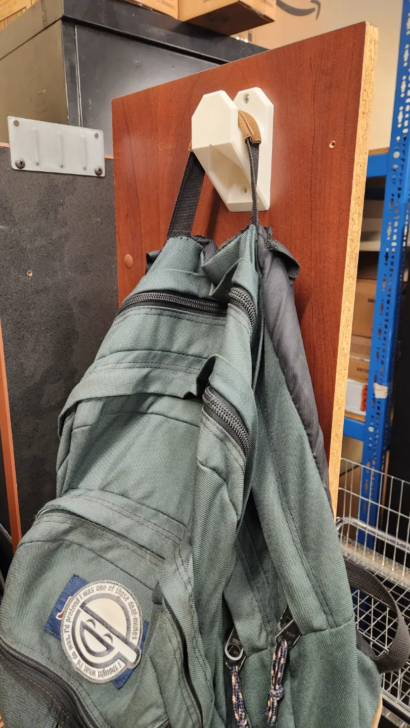 Heavy Duty Hook Hanger - Backpack, Purse - Free 3D Print Model - MakerWorld