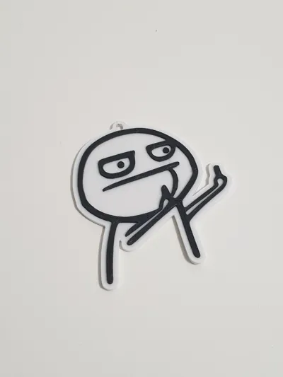 Middle Finger keychain by Hába97 - MakerWorld