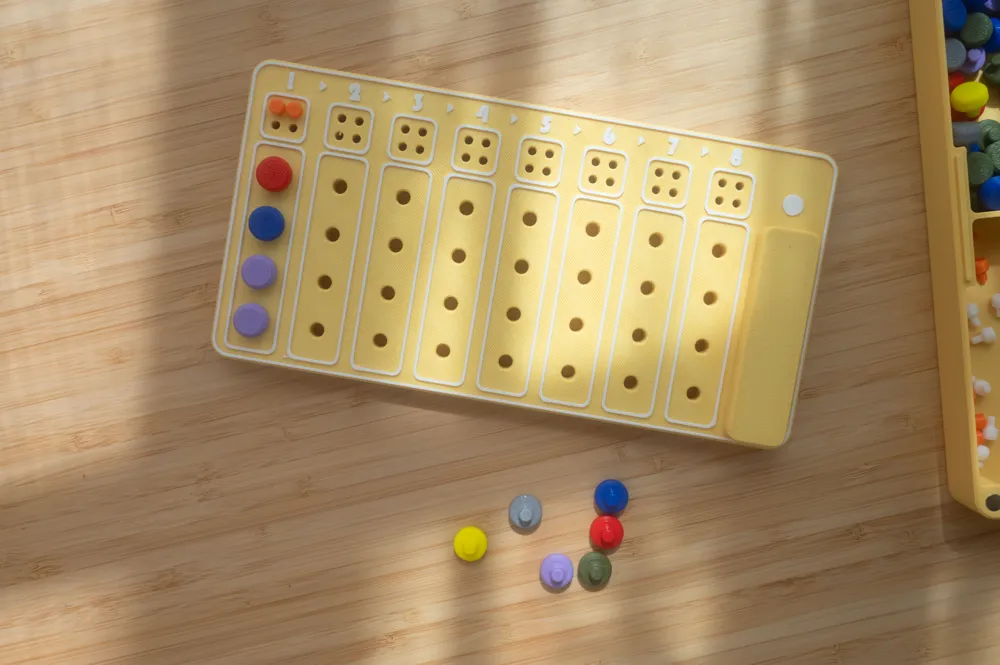 Hit and Blow Guess Color Club House Board Game - Free 3D Print Model ...