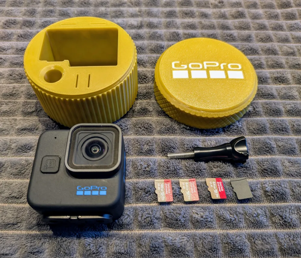 GoPro Hero 11 Mini Storage Case - Free 3D Print Model - MakerWorld