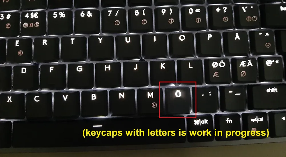 Keycap (blank) for Logitech MX Mechanical Keyboard by ...