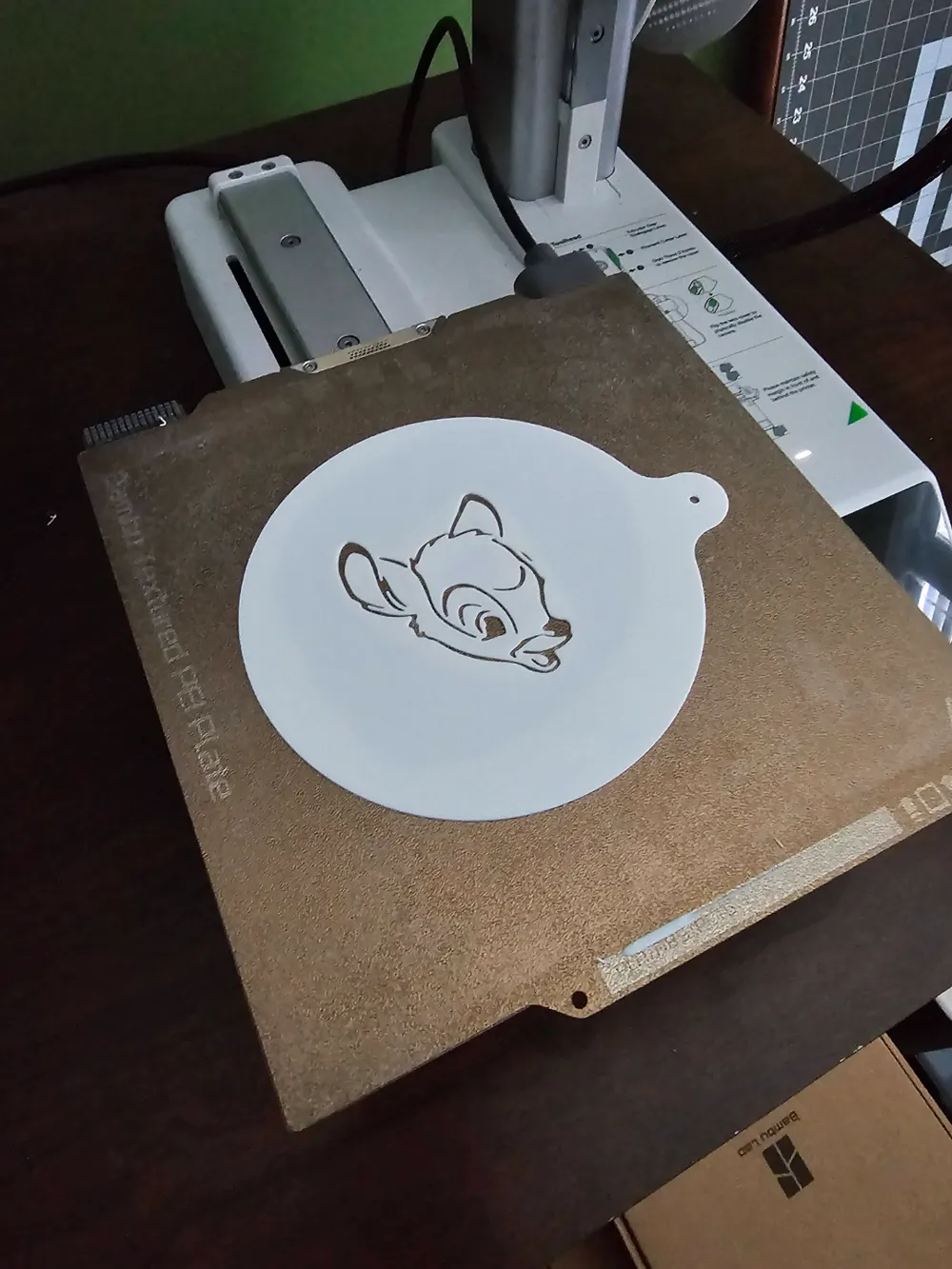 Perfect Bambi Latte Art Stencil by Perfect Prints - MakerWorld