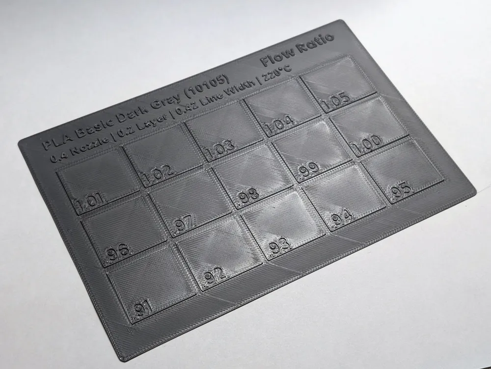Calibration Cards + Storage | Ironing & Flow Ratio - Free 3D Print ...