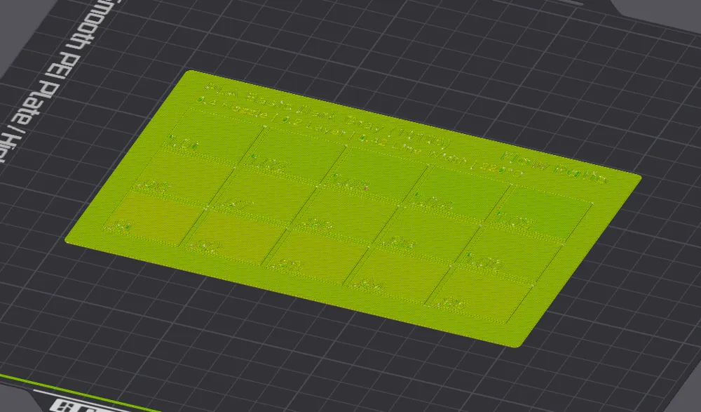 Calibration Cards + Storage | Ironing & Flow Ratio - Free 3D Print ...