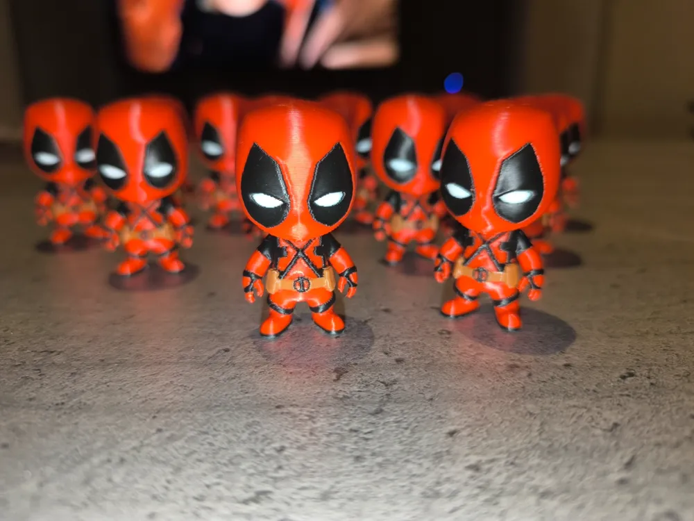 Deadpool - keychain by Frontx MakerWorld: Download Free 3D Models