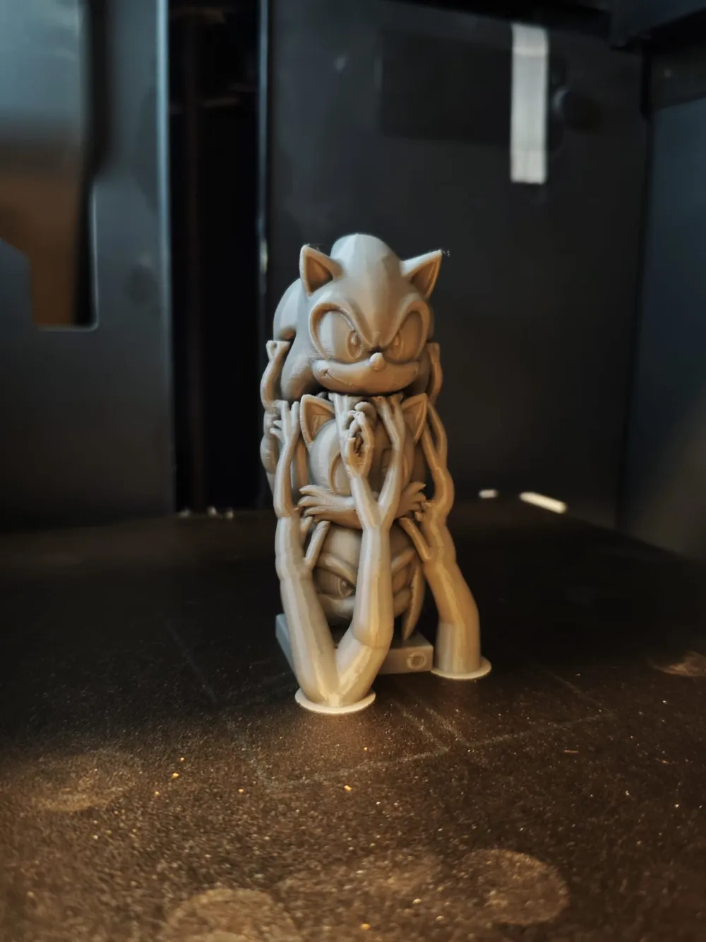 Sonic Tails Knuckles Wooden Totem SONIC - Free 3D Print Model - MakerWorld