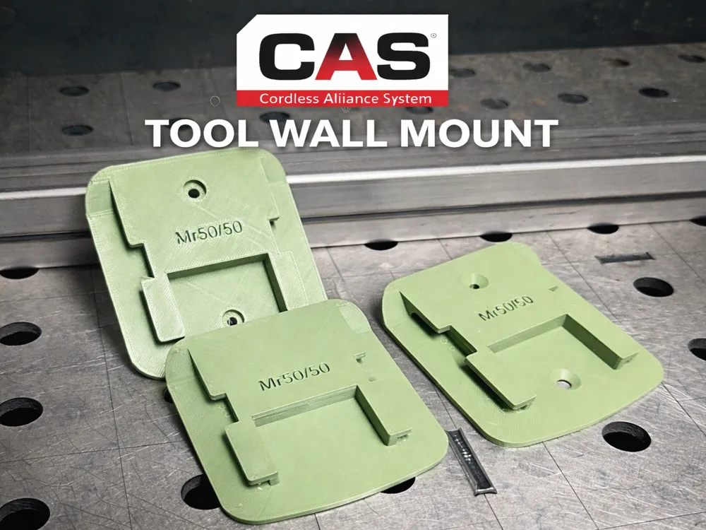 Metabo and CAS power tool holder and wall mount - Free 3D Print Model ...
