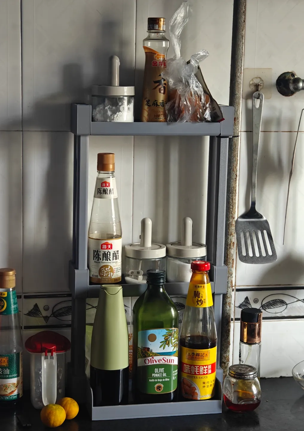 Kitchen condiment organizer by damon - MakerWorld