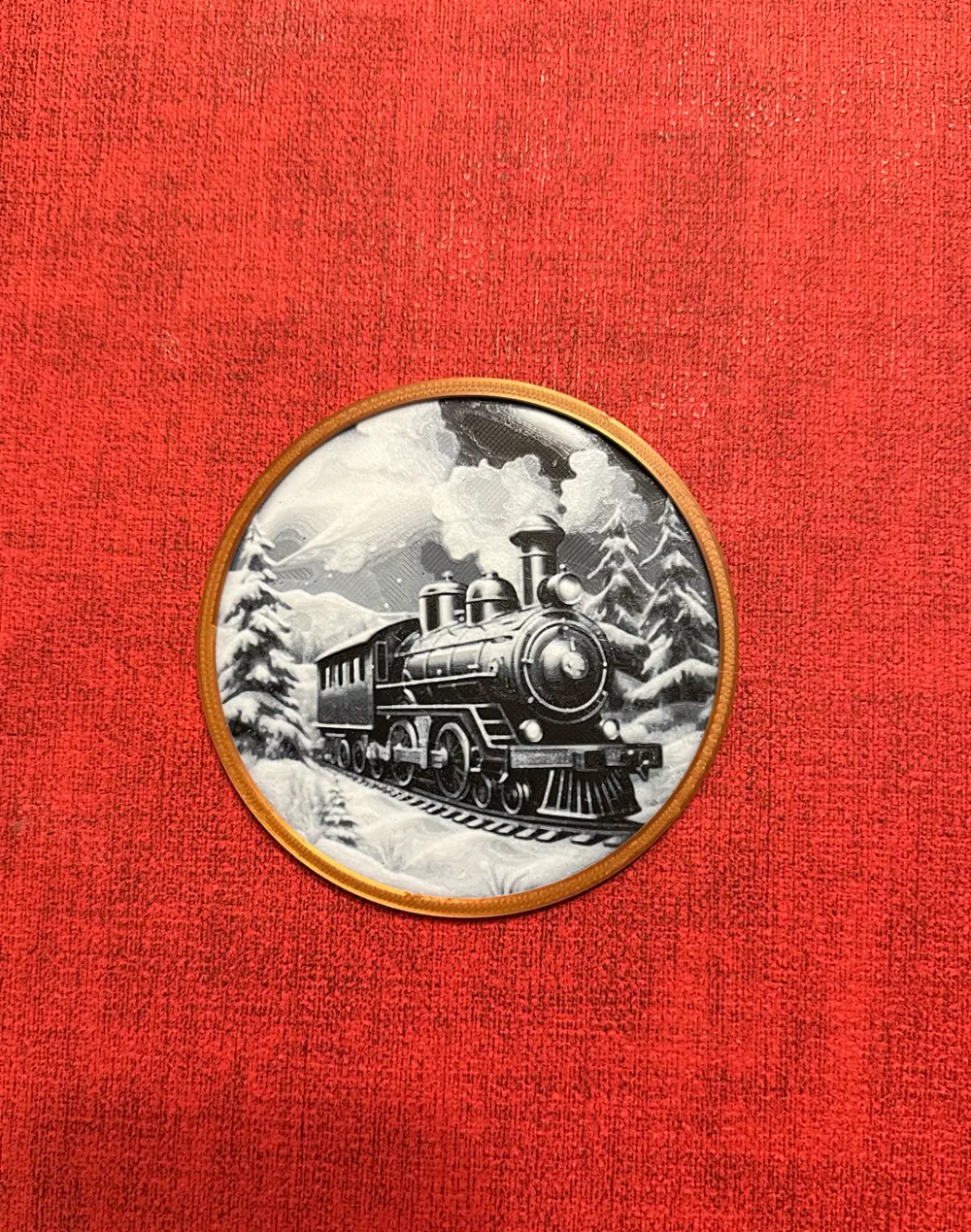 Decorative Christmas Train Coasters and Baubles by Hockey Dad ...