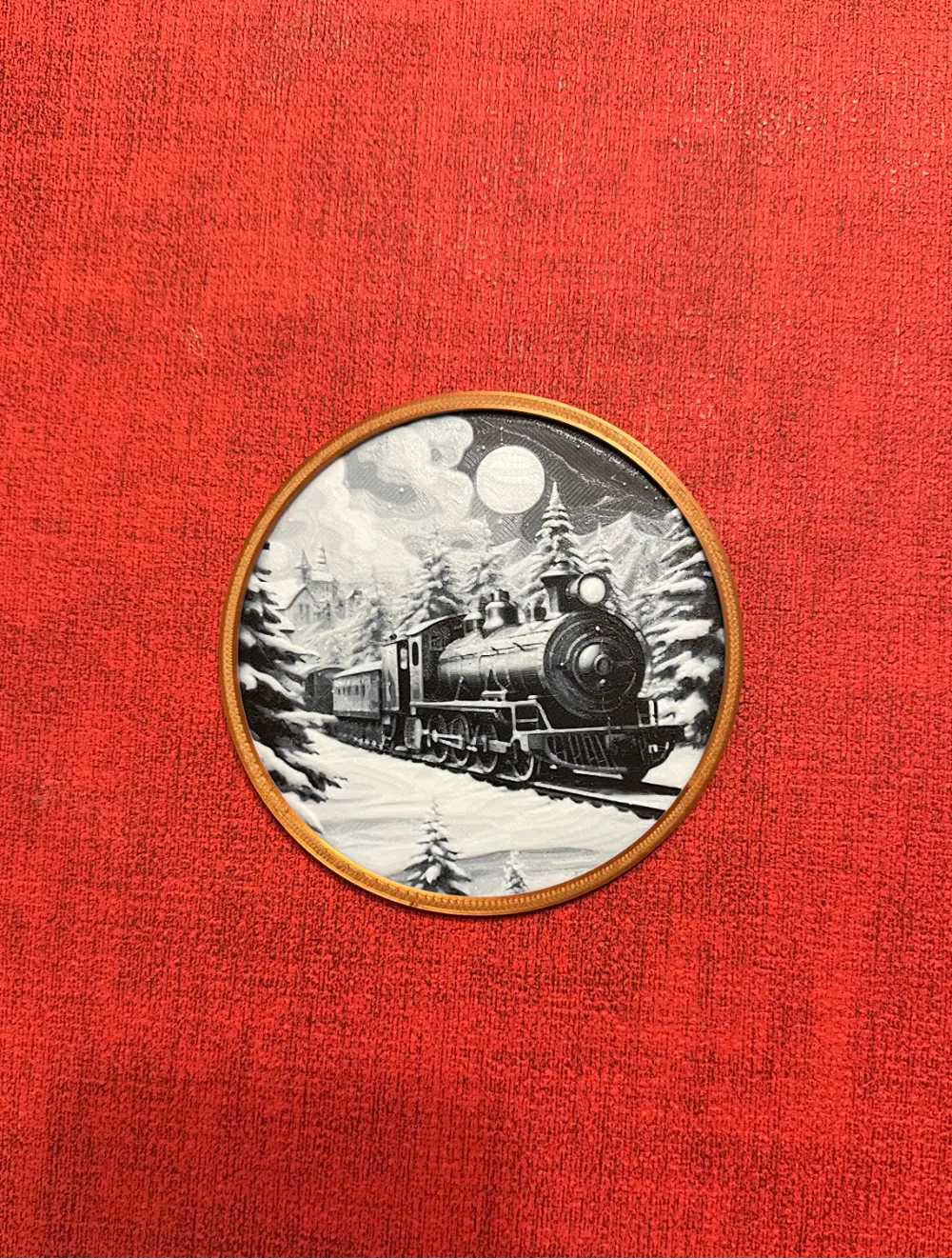 Decorative Christmas Train Coasters and Baubles by Hockey Dad ...