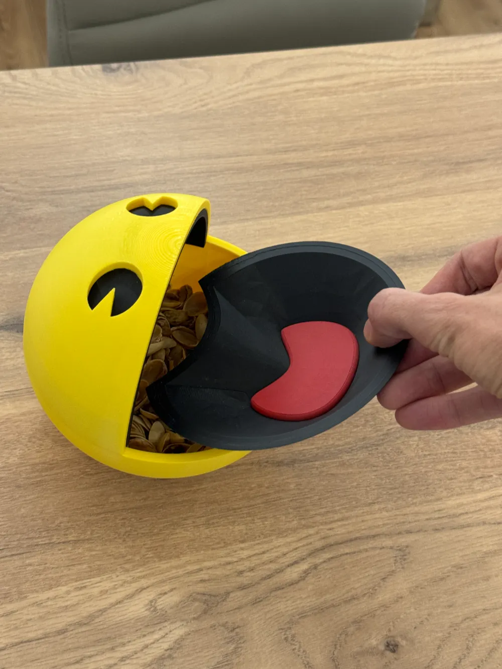 Pac-Man Pistachio Bowl - Free 3D Print Model - MakerWorld