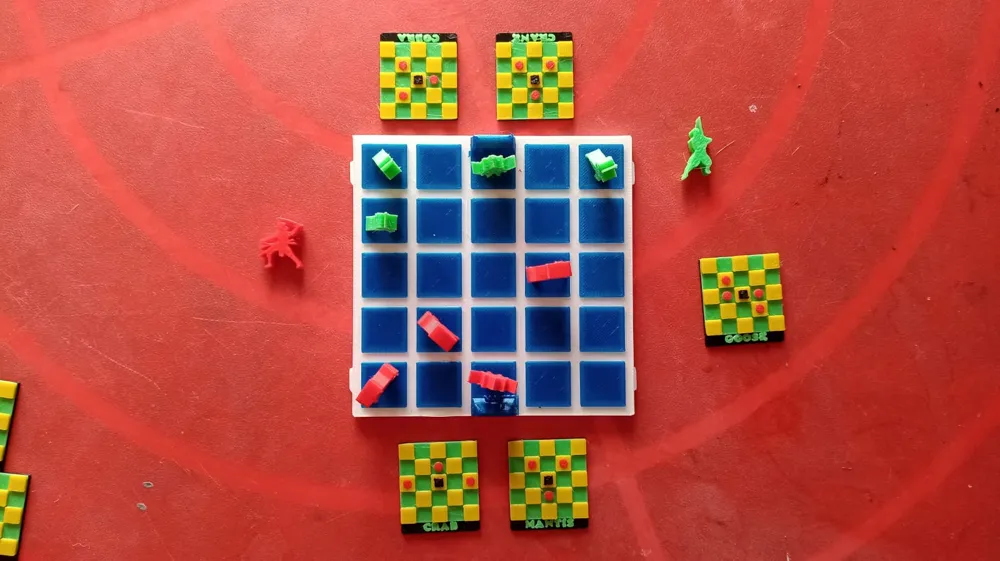 Onitama Boardgame by Profe Yoshi MakerWorld: Download Free 3D Models