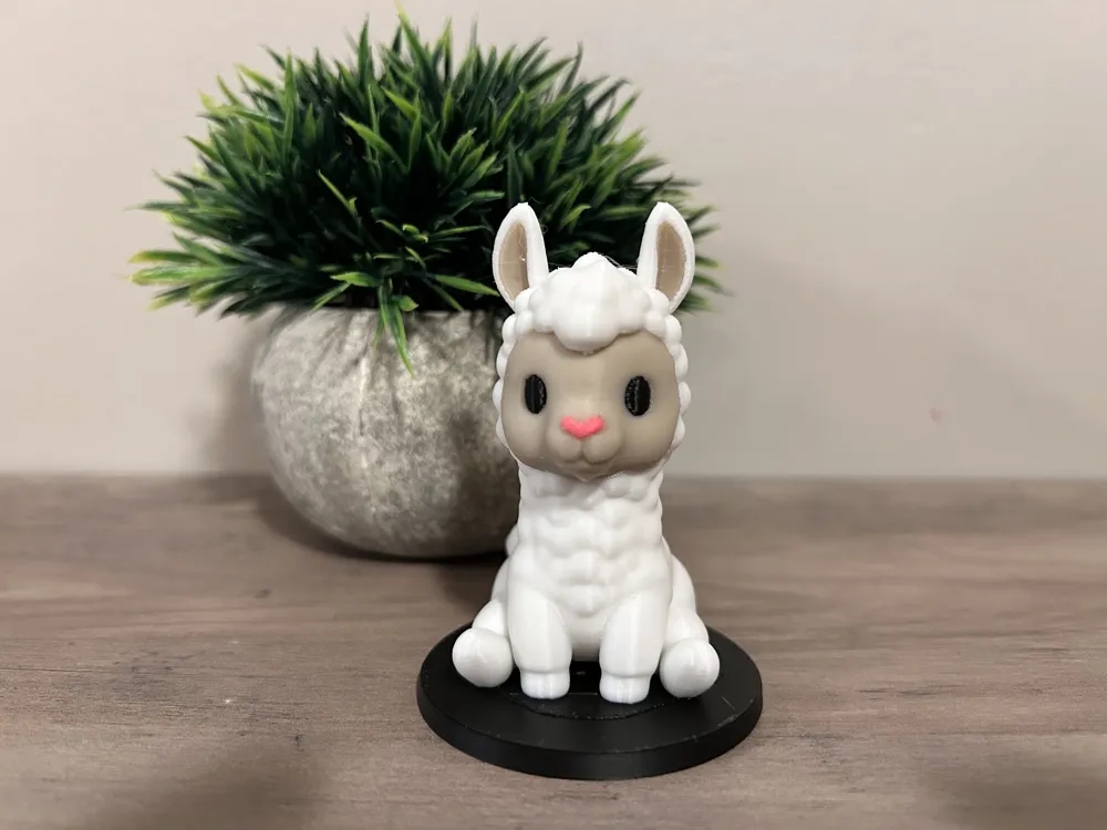 Cute Llama Desk Pal by K3DPrint MakerWorld: Download Free 3D Models