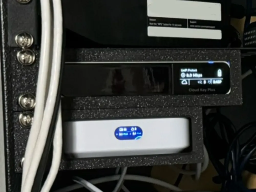 UniFi CloudKey+ Rack Mount (1U) by user_873422308 - MakerWorld