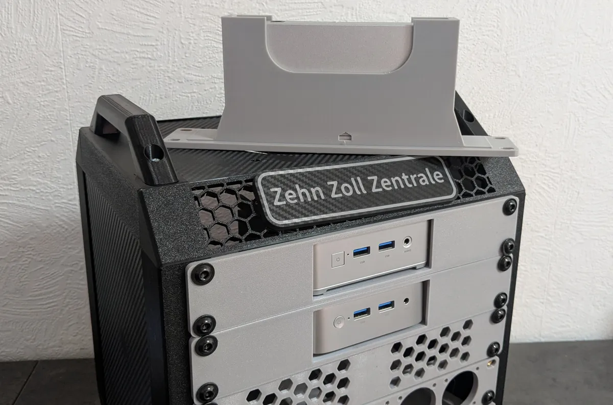 Parametric 10 Inch Server Rack Mount - Fixed - Free 3D Print Model ...