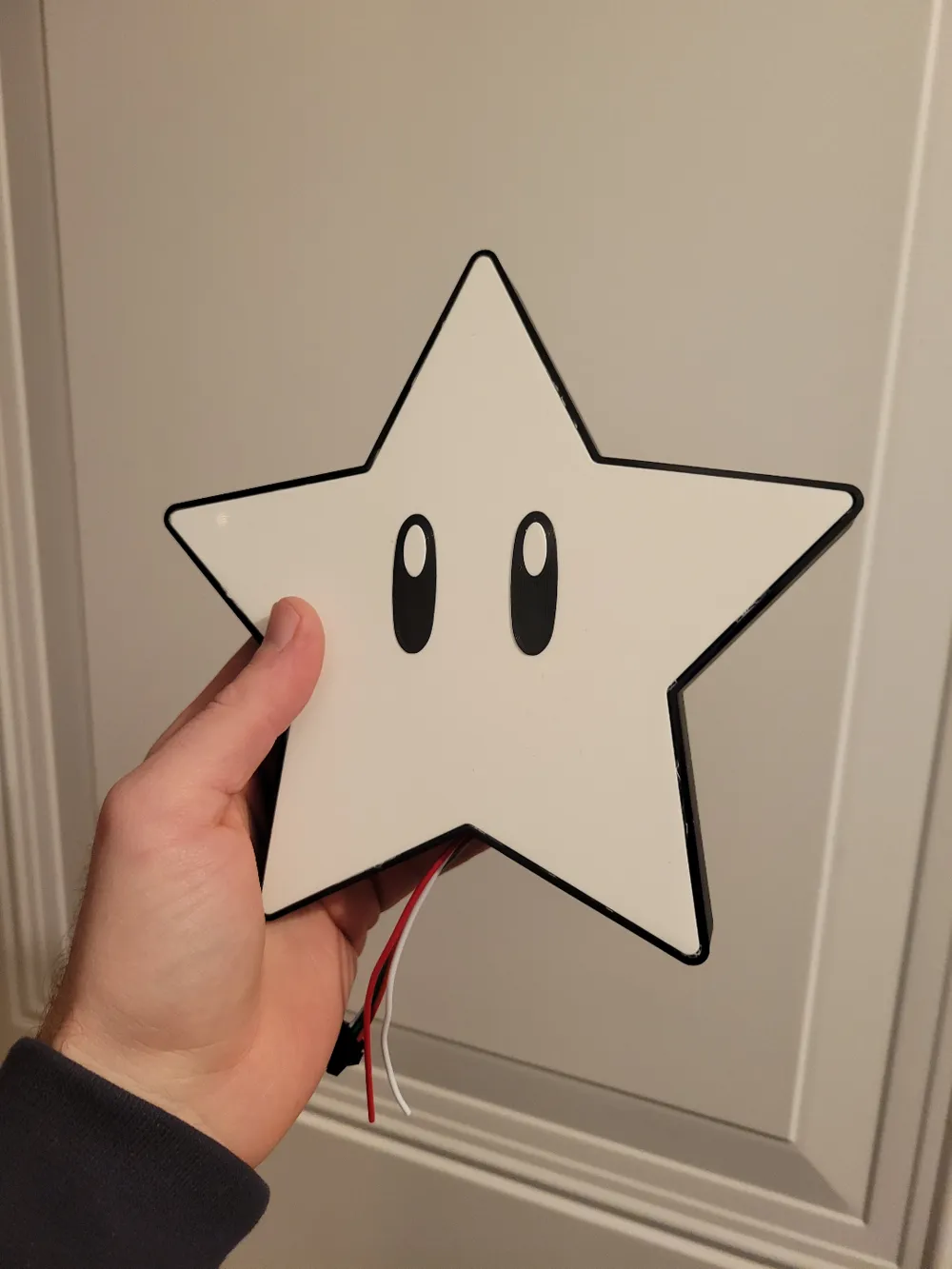 Mario Star Christmas Tree Topper by Will - MakerWorld