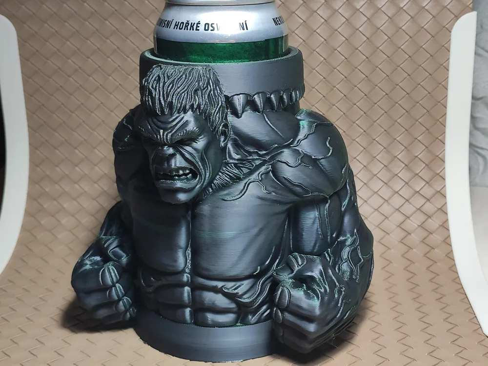 Hulk - Can Holder / Beer mug - Free 3D Print Model - MakerWorld