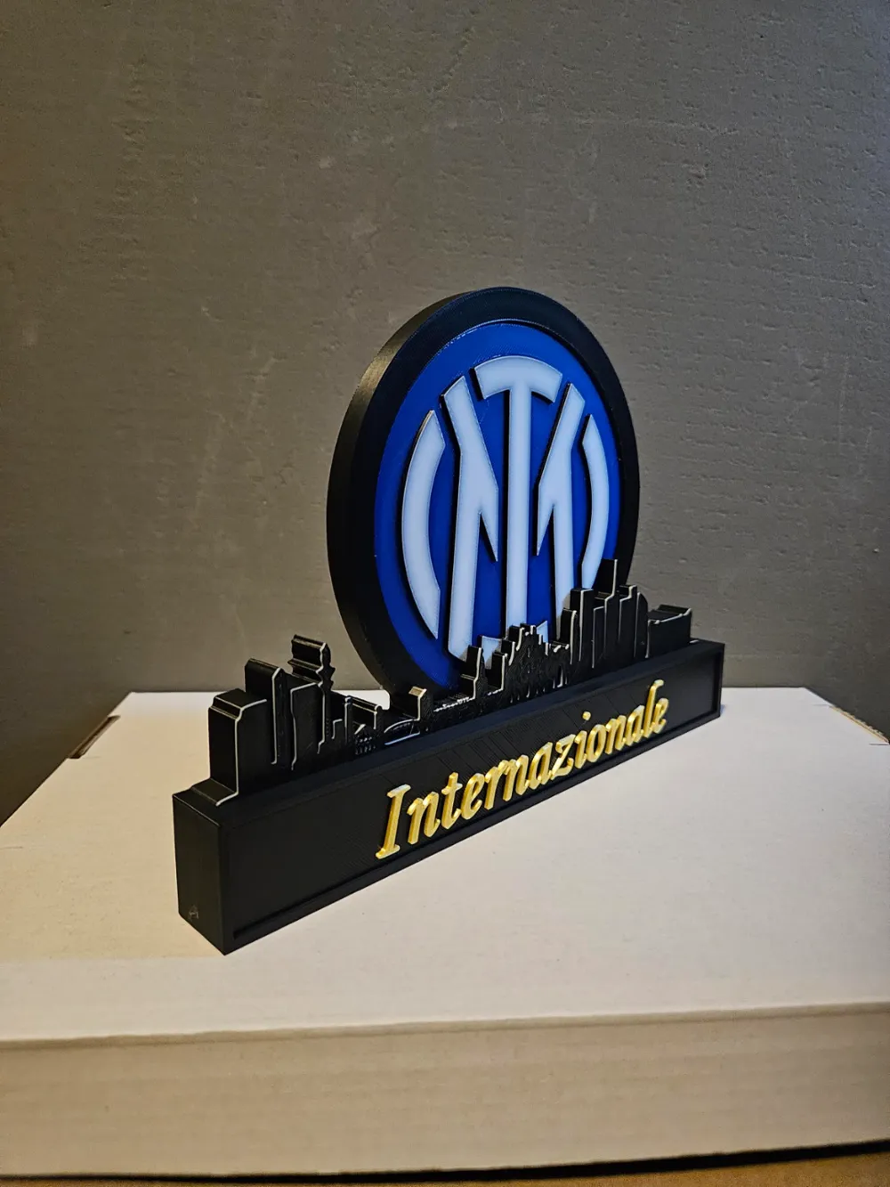 Inter Milan with Milan skyline by Jessie_3d_art - MakerWorld