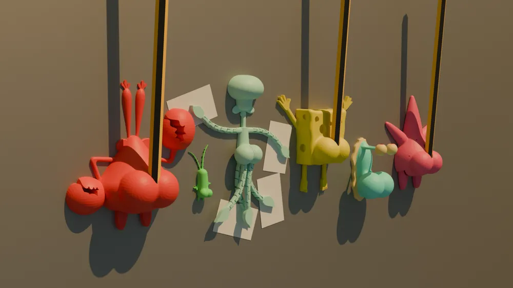 Mr Krabs Fridge Magnet - Free 3D Print Model - MakerWorld