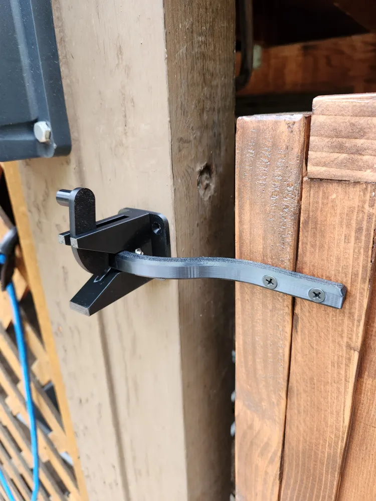 Gate Latch | Wooden Fence - Free 3D Print Model - MakerWorld