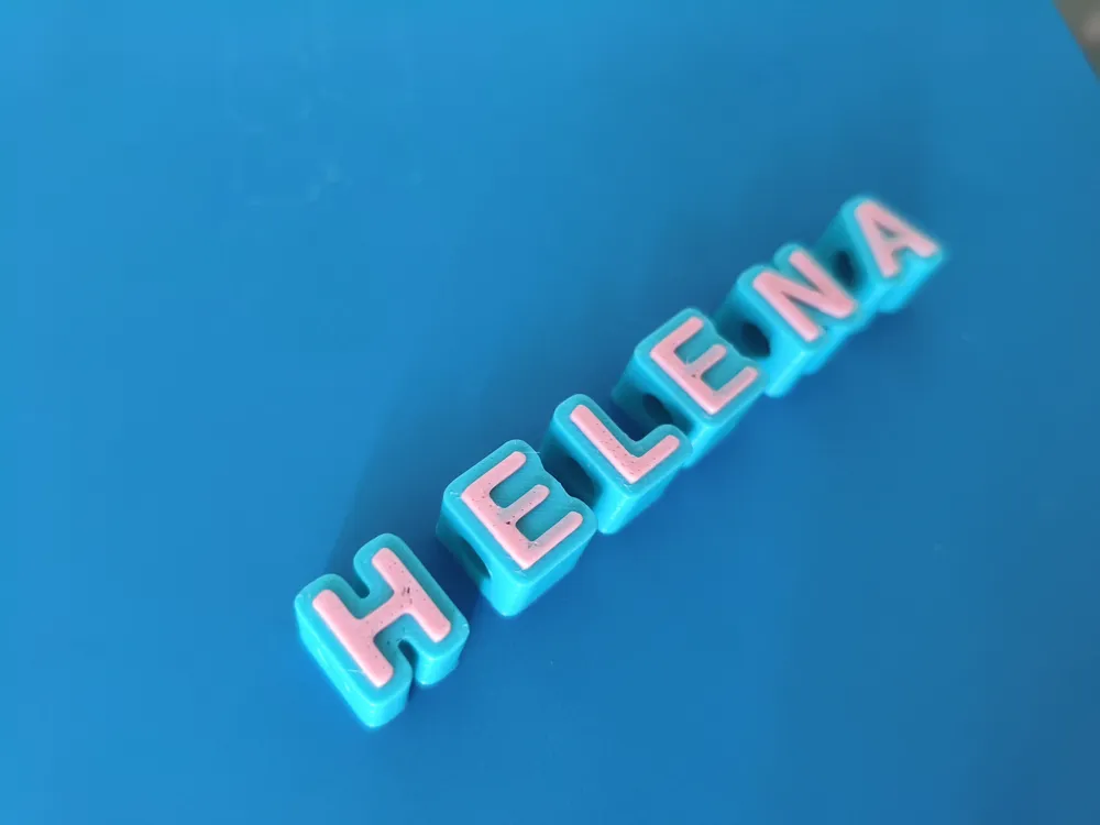 Customizable letter beads - letter beads - Free 3D Print Model - MakerWorld