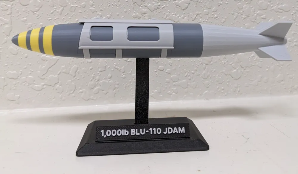 US Navy 1,000lb Bomb | BLU-110 JDAM | Snap Fit by Rexi Labs MakerWorld ...