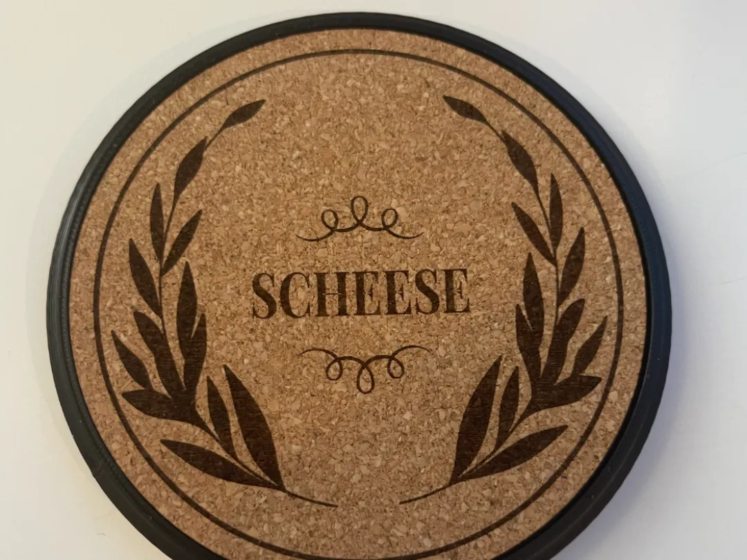 Cork Coaster Base - Free 3D Print Model - MakerWorld